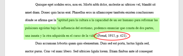 Citas Con Menos De 40 Palabras Normas Apa