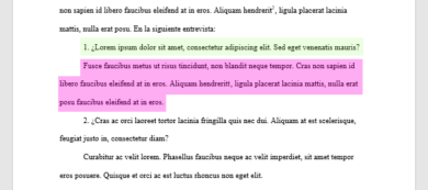Formato para Preguntas y Respuestas en APA – Normas APA